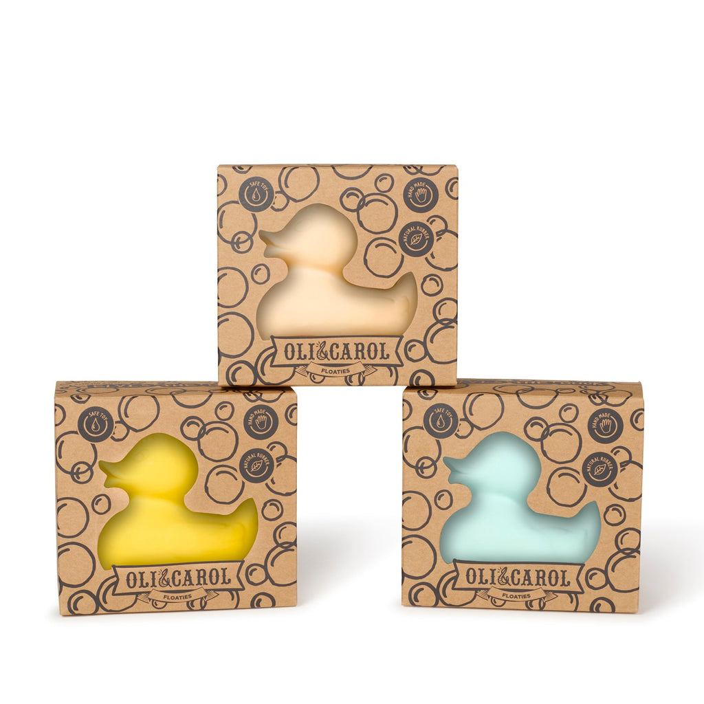 Oli & Carol Small Duck Yellow Bath Toy – Baby&More